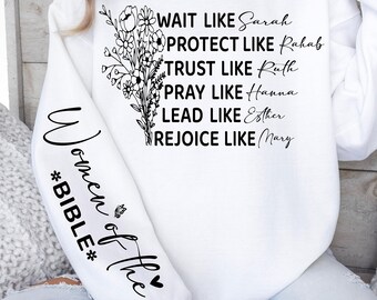 Women of the Bible Svg Png, Boho Christian Svg, Motivational Svg, Bible ...