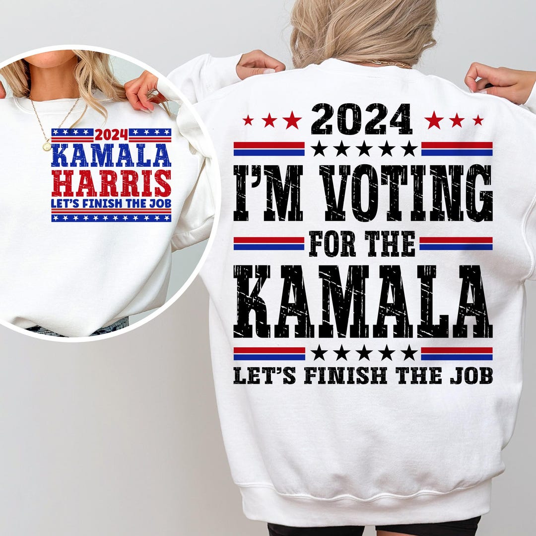 Kamala Harris Let's Finish the Job Png Svg , Kamala Harris President ...