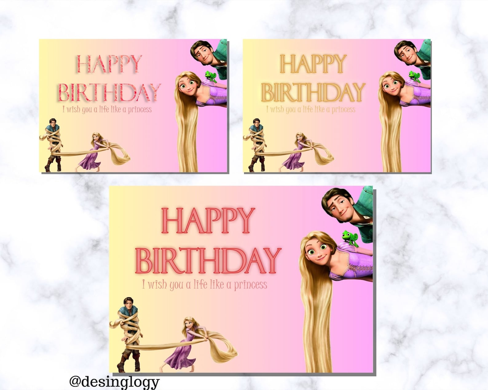 Disney Birthday Card Birthday Card Birthday Printable Card Digital ...
