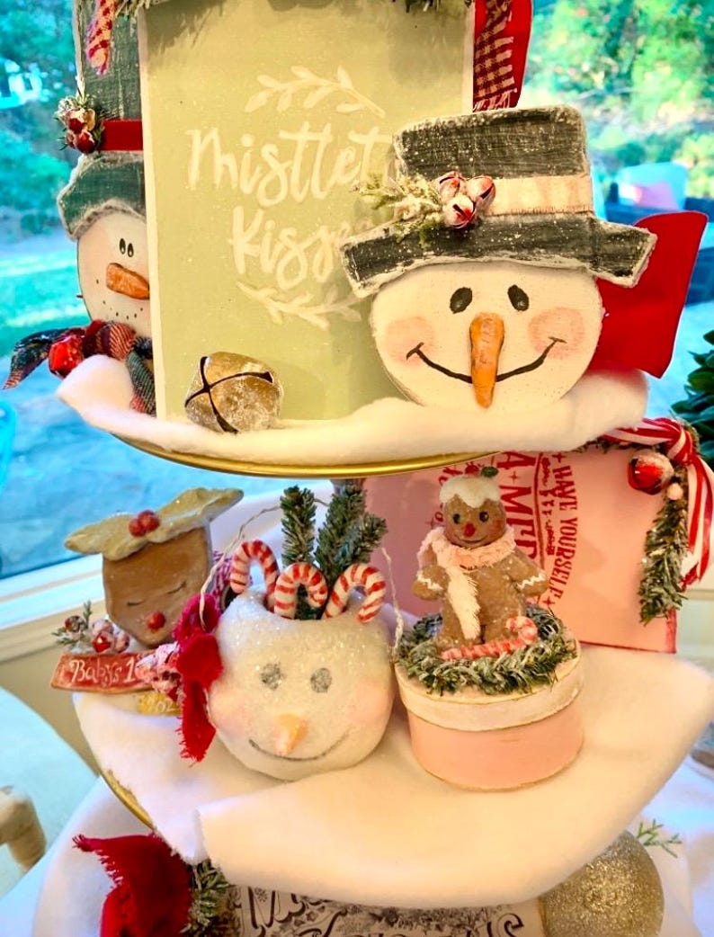 Sparkley Pink Gingerbread Whimsical Christmas Keepsake Box - Etsy