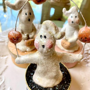 Sweet Little Ghost Juggling Pumpkins Halloween Keepsake Box - Etsy