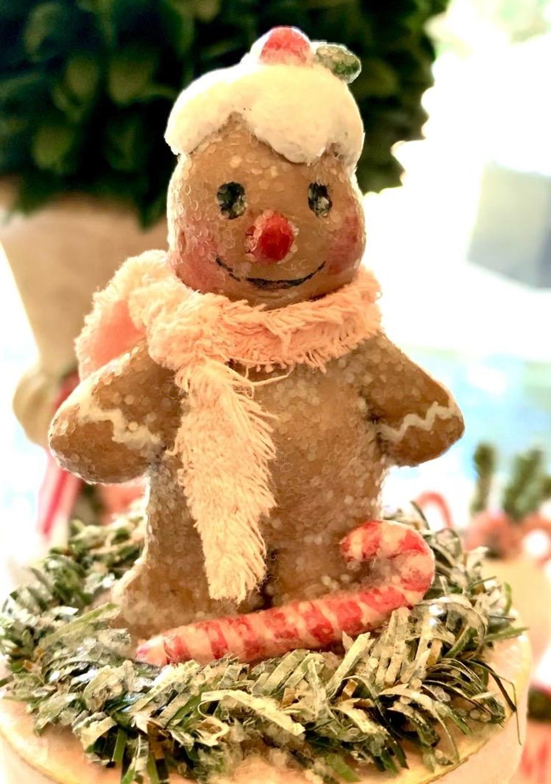 Sparkley Pink Gingerbread Whimsical Christmas Keepsake Box - Etsy