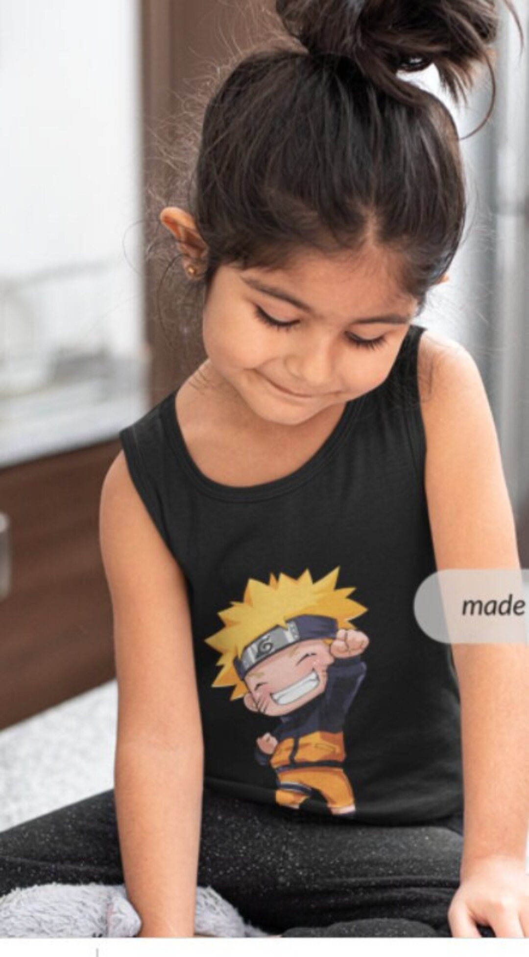 Unisex Naruto Kid's Jersey Tank Top/ Cartoon Kids Tank Top/ Cartoon ...