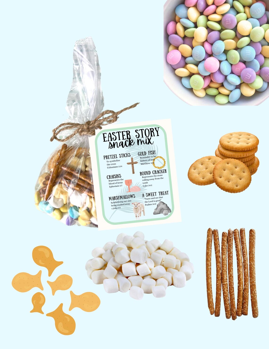 Easter Story Snack Mix Treat| Easter Story Snack Mix for Sunday Kids ...