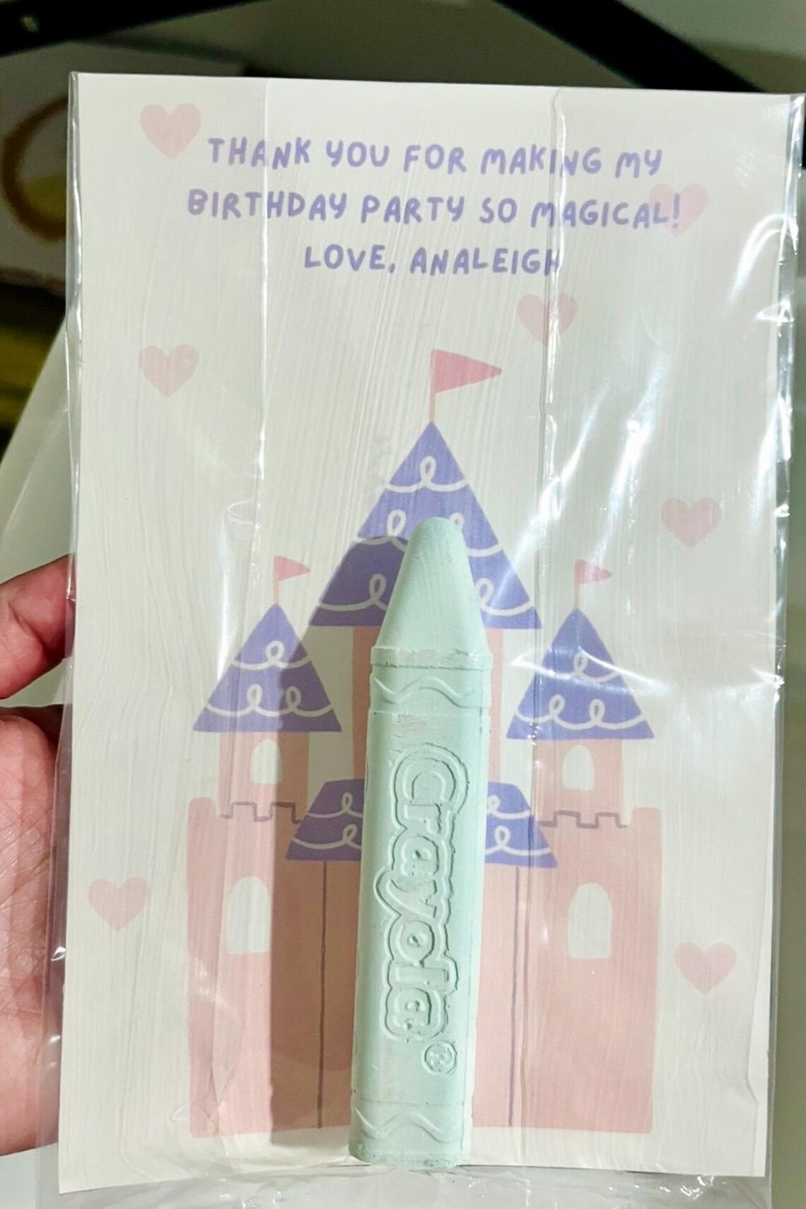 Princess Birthday Party Favor | Princess Chalk Party Favor - Etsy