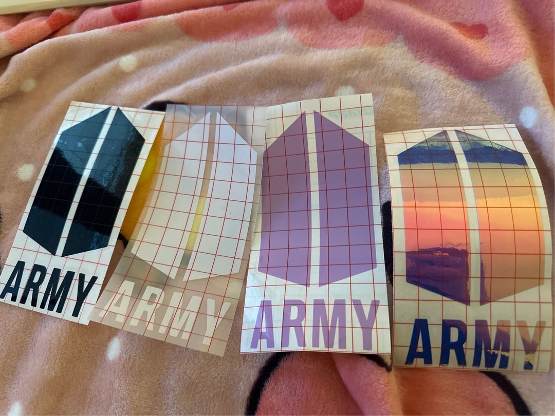 ARMY Logo With Text Vinyl Decal - Etsy