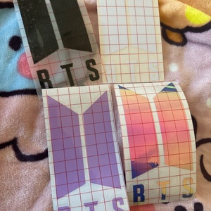 BTS Logo With Text Vinyl Decal - Etsy