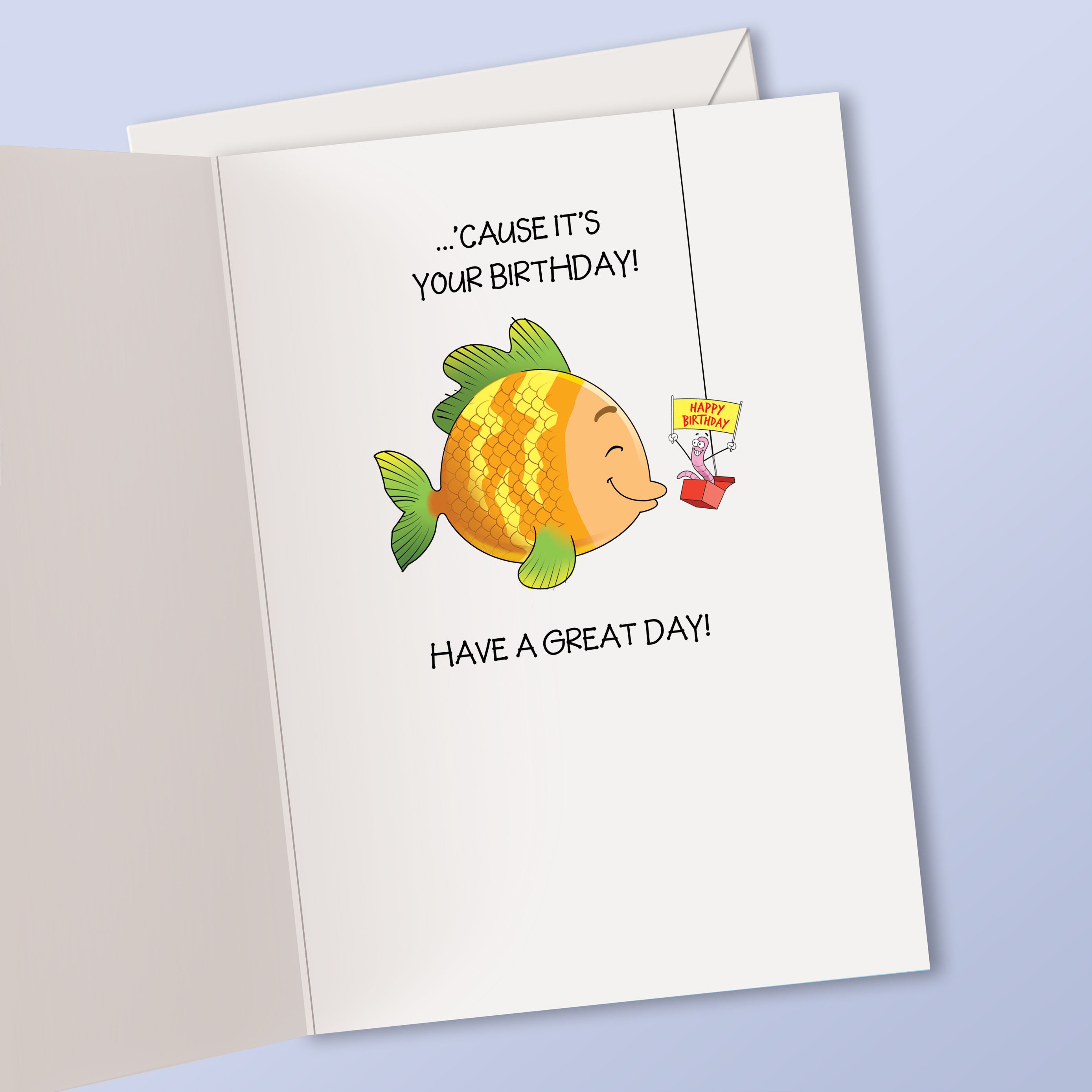 Drop You a Line Birthday Card. - Etsy