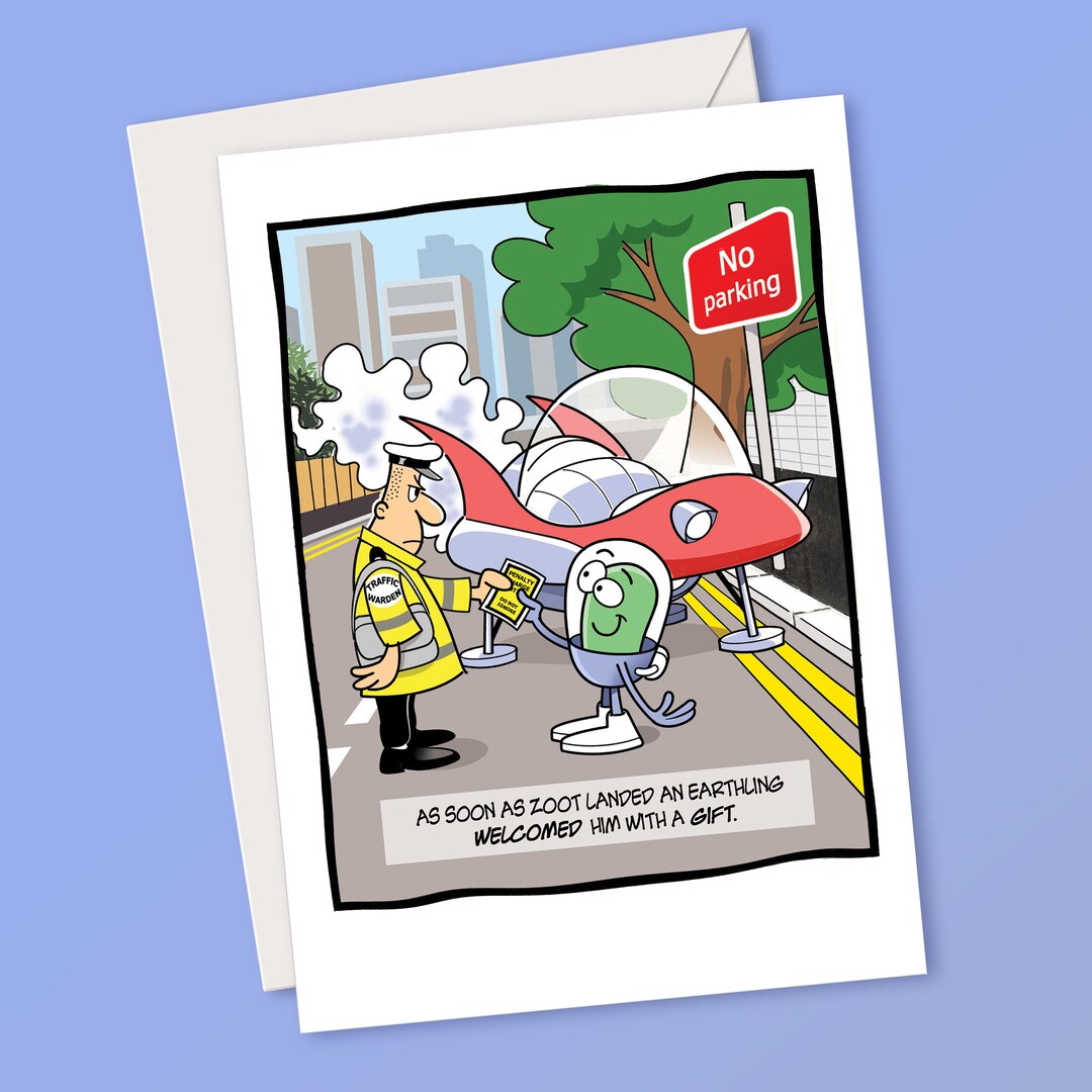 Funny Greetings Card for Any Occasion. as Soon as Zoot Landed an ...