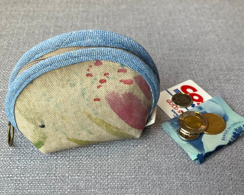 Handmade Wallet Coin Pouch Designer Oilcloth: Custom Fabric - Etsy