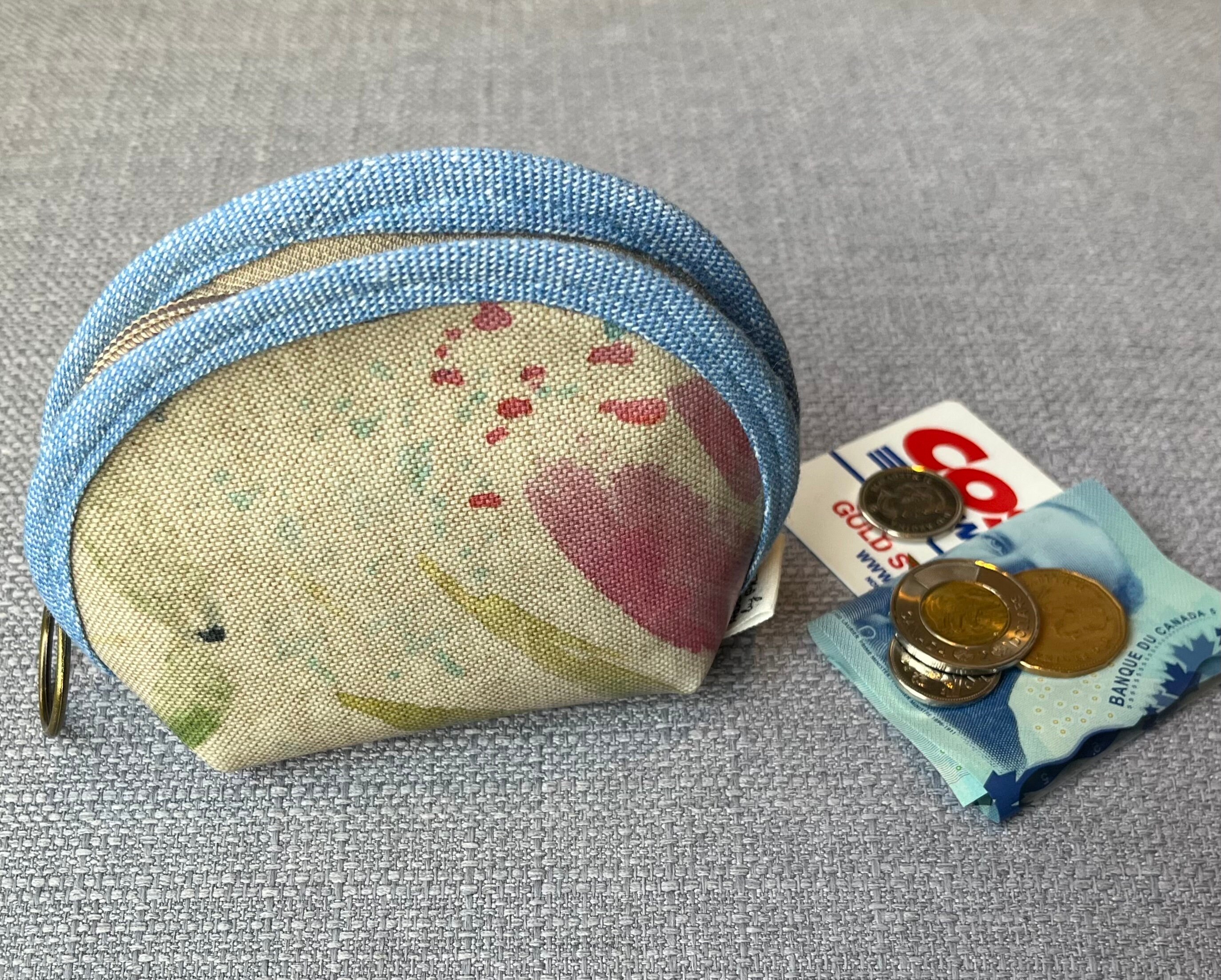 Handmade Wallet Coin Pouch Designer Oilcloth: Custom Fabric - Etsy