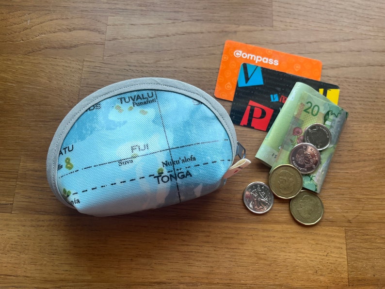 Handmade Wallet Coin Pouch Designer Oilcloth: Custom Fabric - Etsy