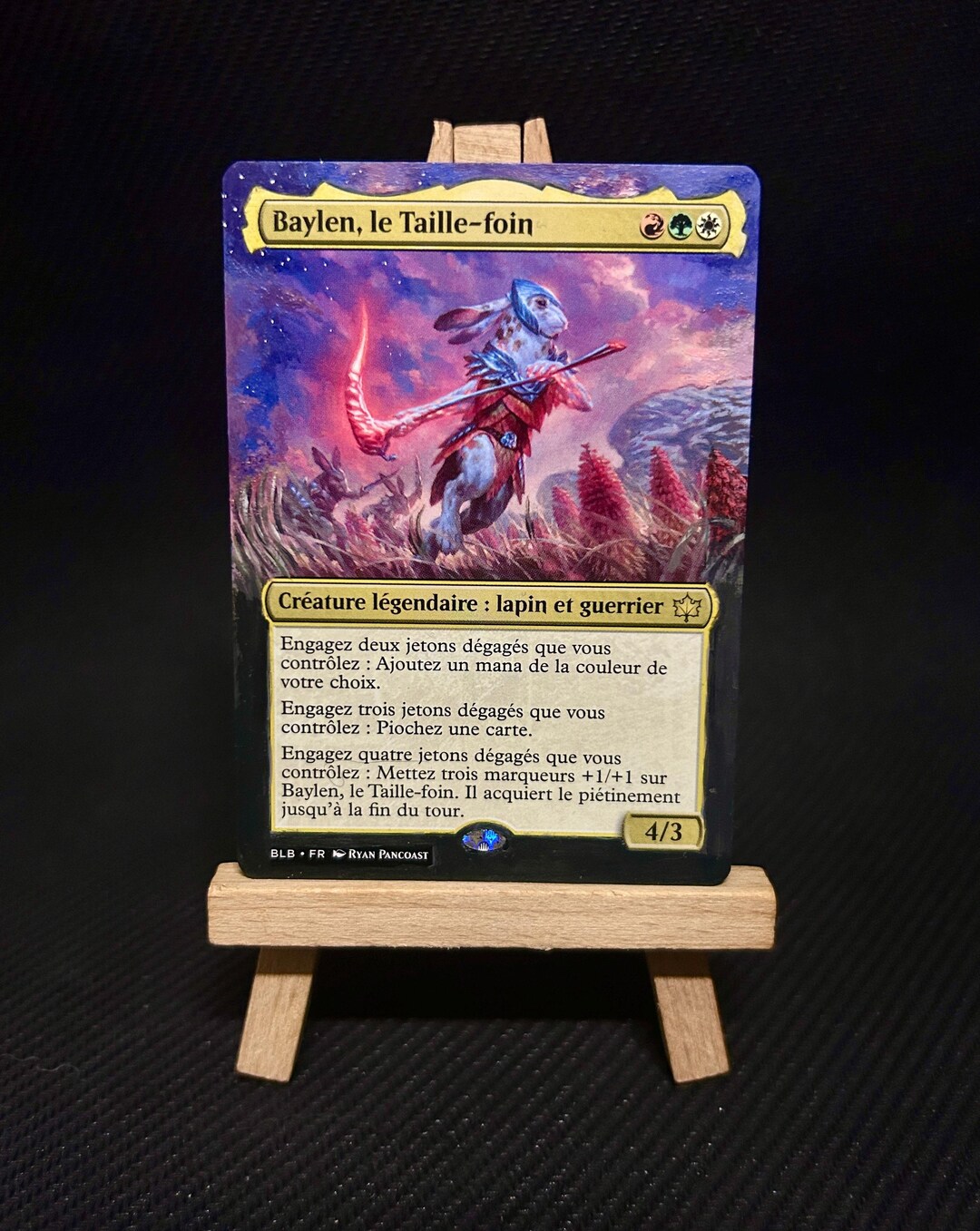 Baylen, the Haymaker – Hand-painted Altered Card – French – MTG Alter ...