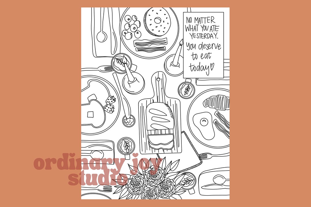 Mental Health Therapy Coloring Page Affirmations Coping Skills You ...