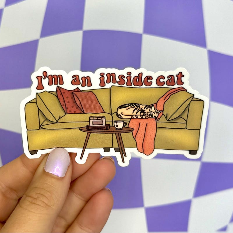 Pet Inside Sticker - Etsy