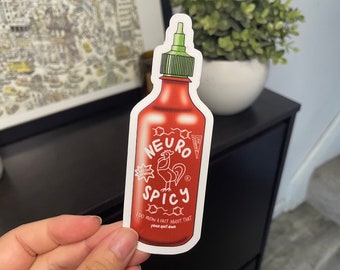 Neurospicy Sticker Adhd Sticker Autism Sticker - Etsy