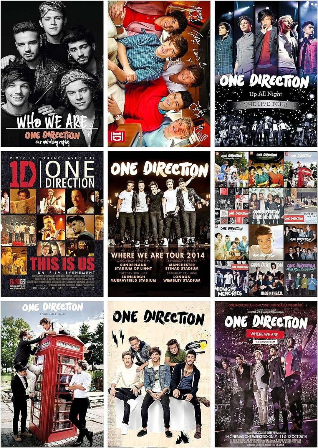 One Direction Pop Art