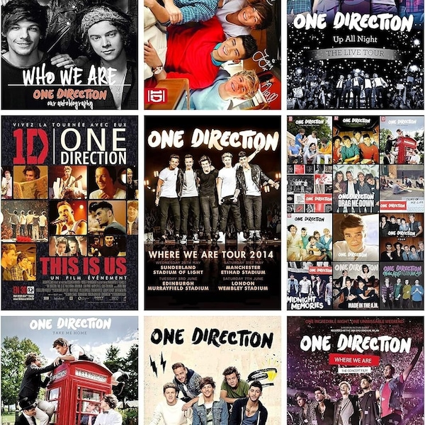 One Direction Decor - Etsy