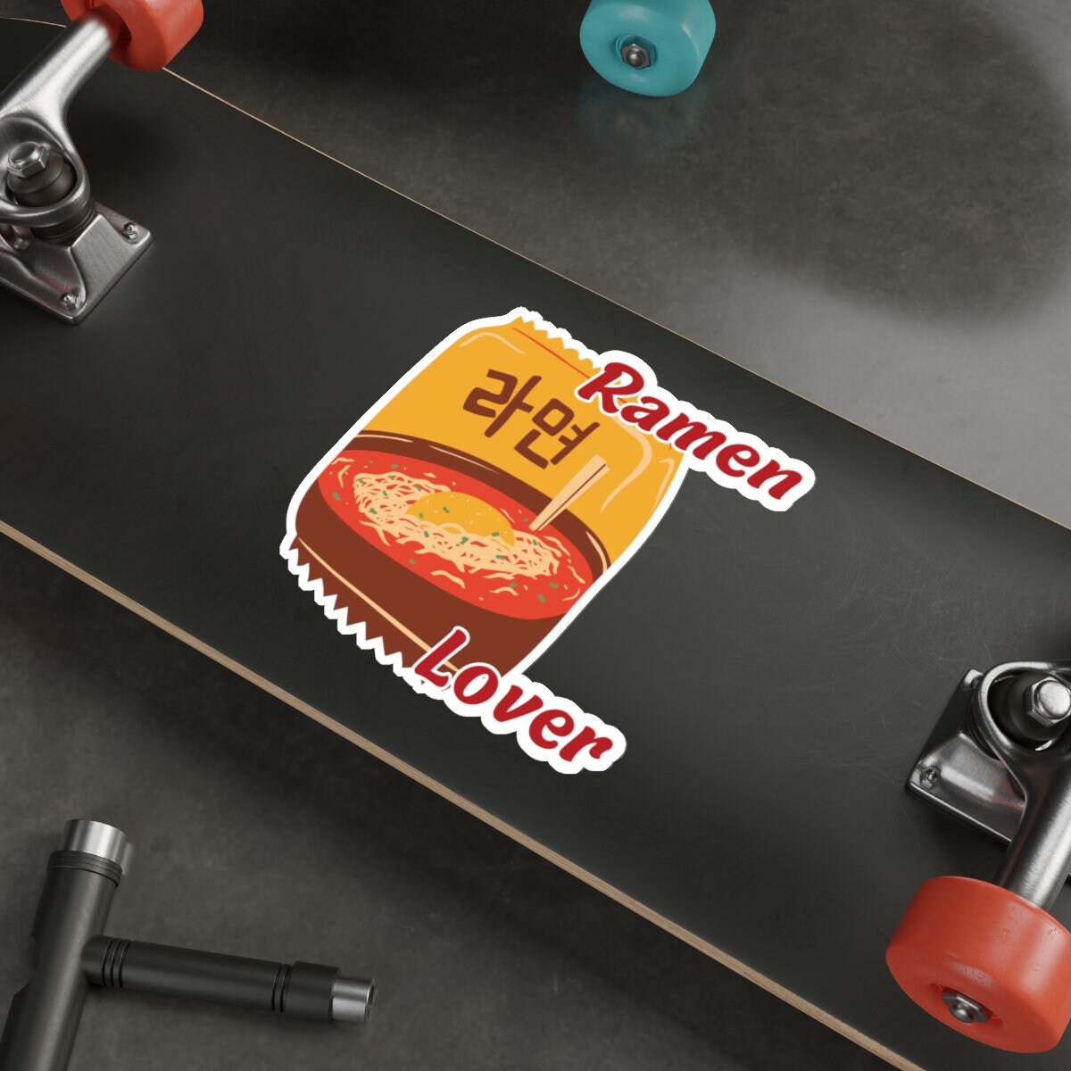 XL Ramen Lover Die Cut Stickers, Matte, Waterproof, Japanese Korean ...
