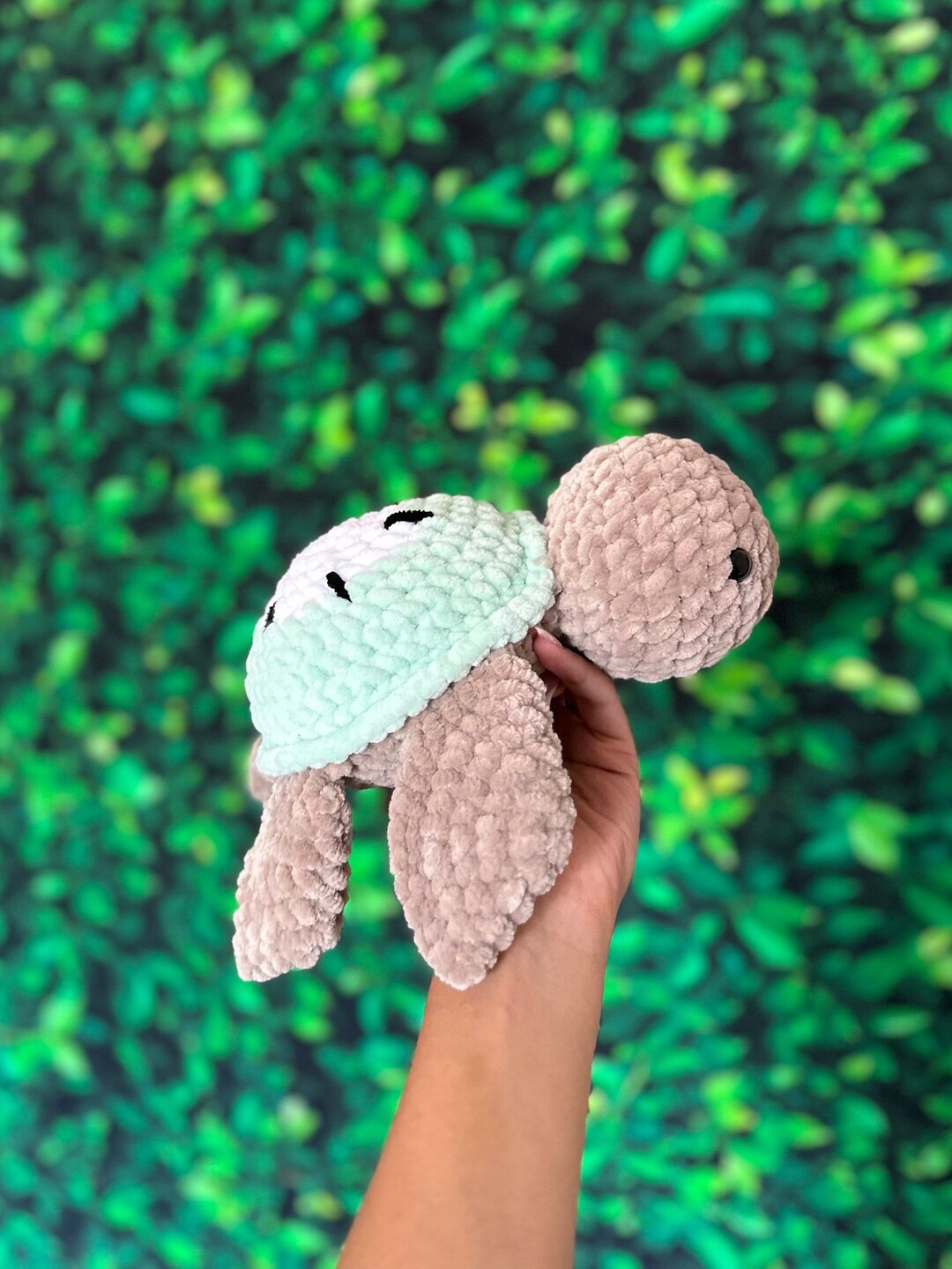 Crochet Kiwi Turtle Plush, Crochet Plushie, Turtle Plush - Etsy
