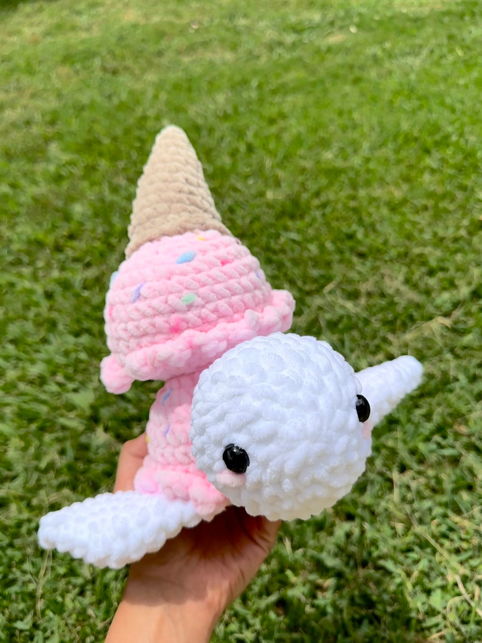 Crochet Ice Cream Turtle Plush, Crochet Plushie, Turtle Plush - Etsy