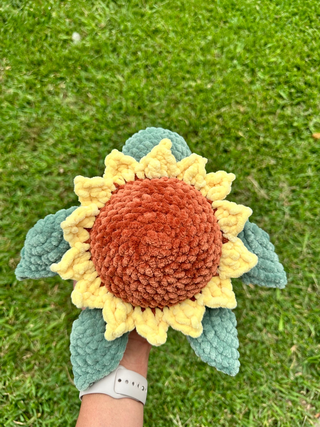 Crochet Sunflower Turtle Plush, Crochet Plushie, Turtle Plush - Etsy