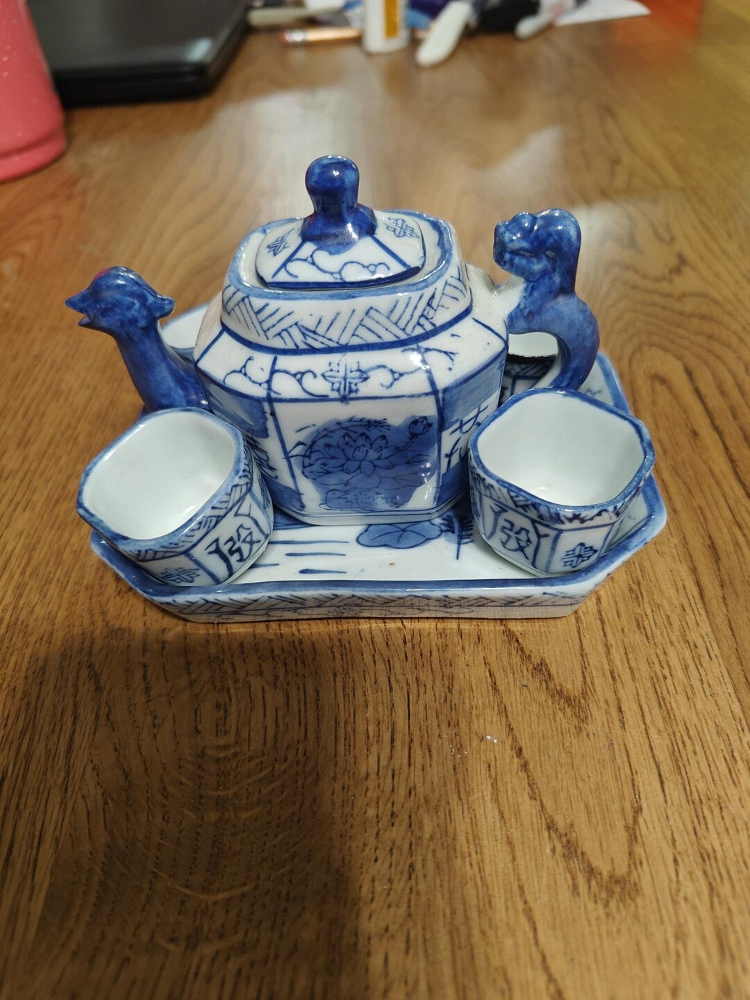 Chinese Miniature Tea Set 6 Pcs - Etsy