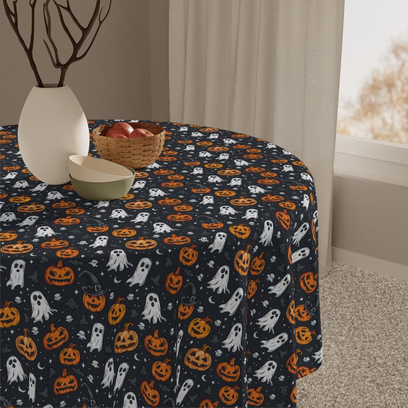 Halloween Tablecloth - Etsy