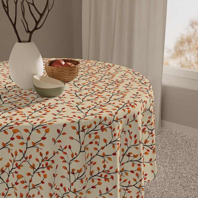 Fall Tablecloth - Etsy