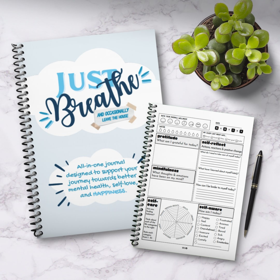 Mental Health Guided Journal Wellness Journal for Shadow Work - Etsy