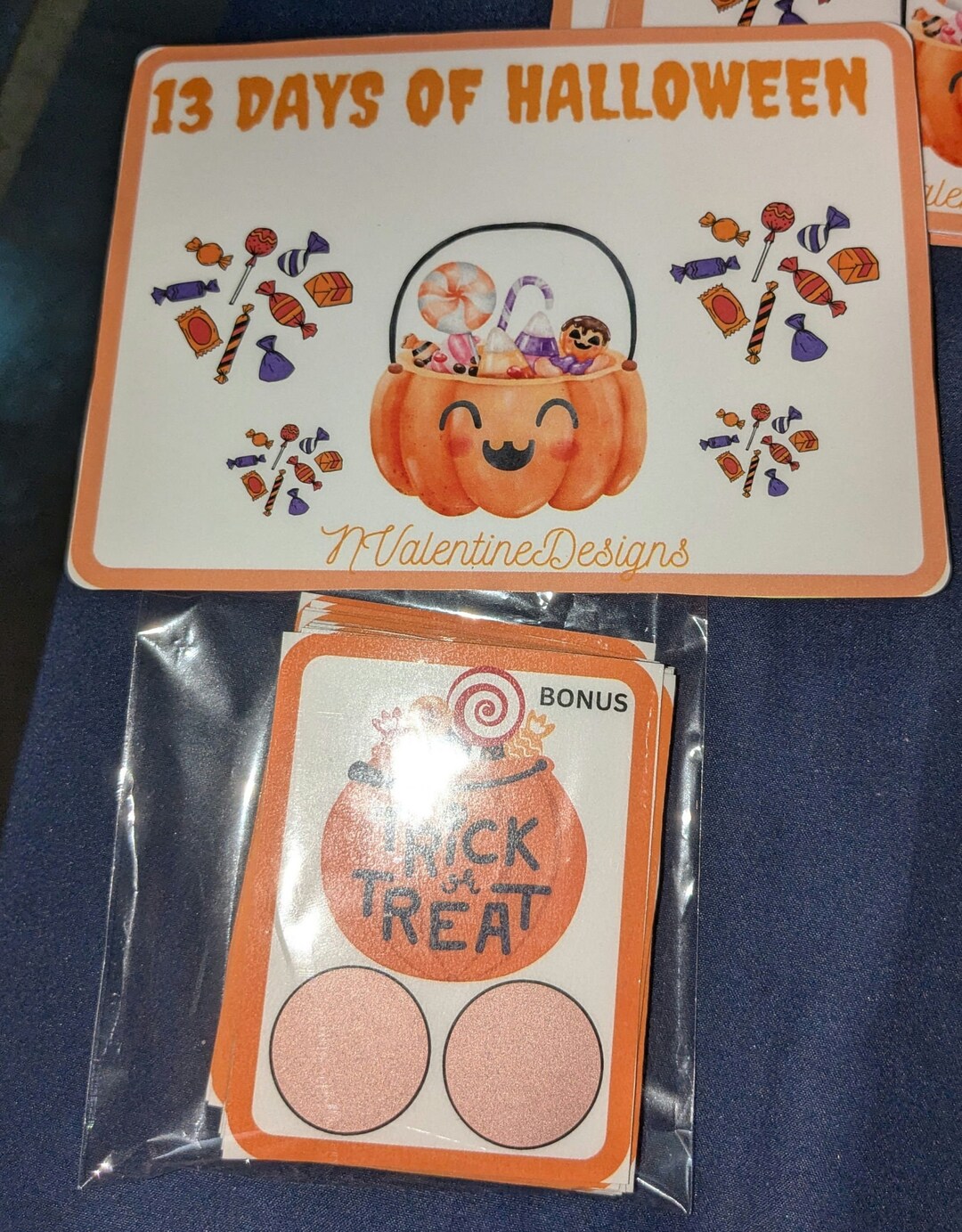 13 Days of Halloween Savings Challenge Game. - Etsy