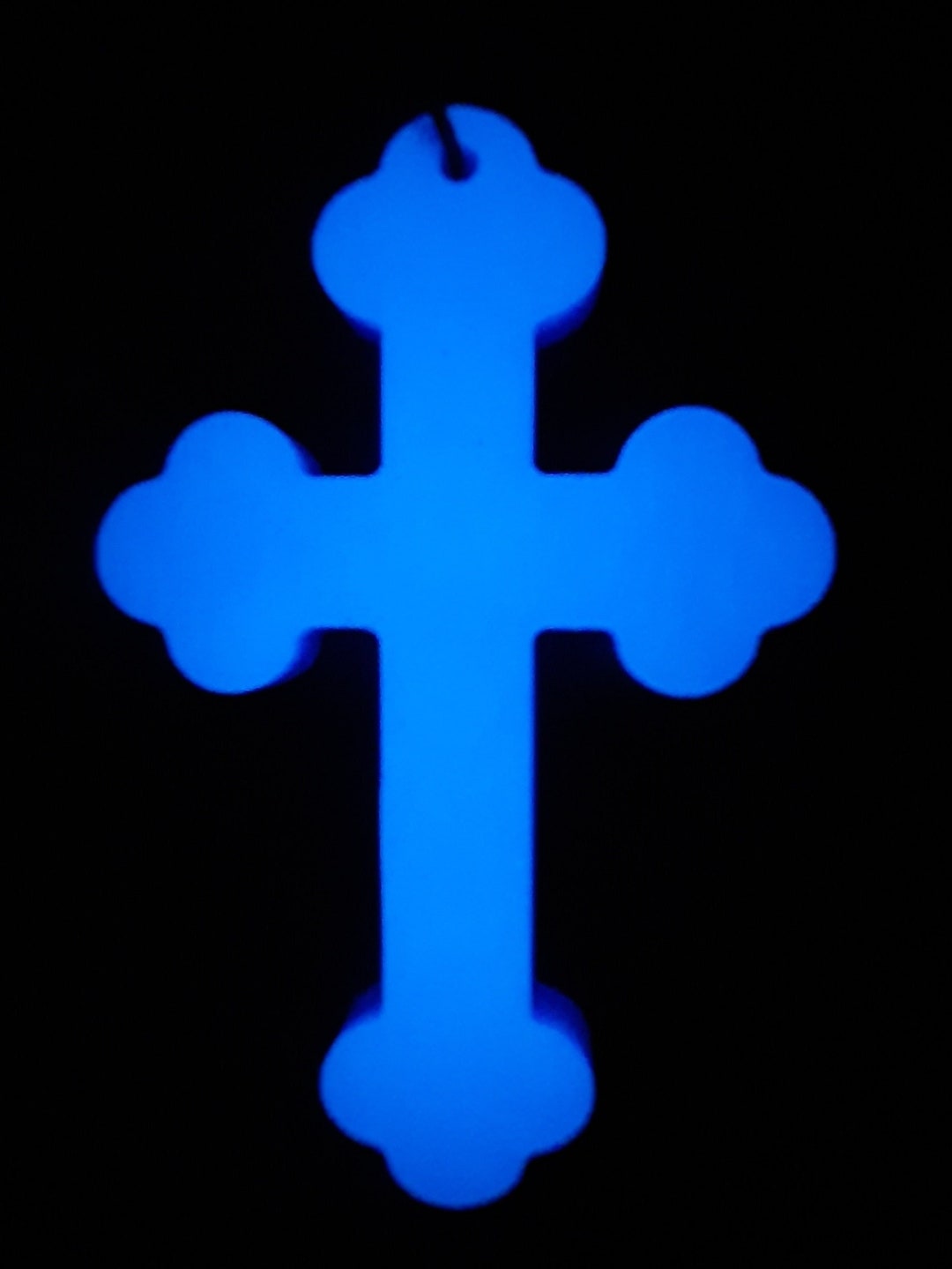 Glow in Dark Cross dark Purple Phosphorescent Cross for Car - Etsy