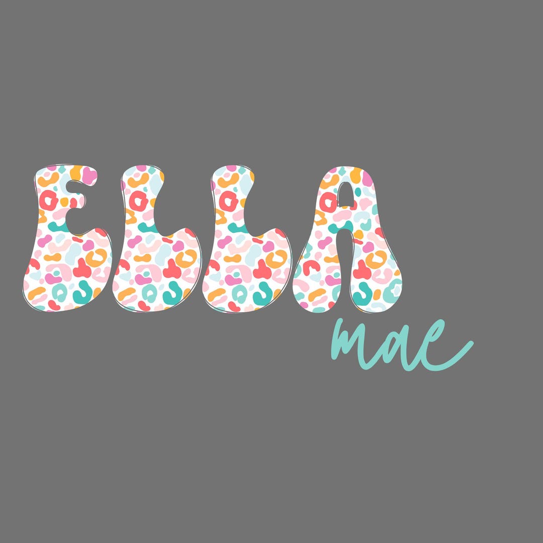 Custom Name PNG: DIY Monogram Design (digital Download) - Etsy