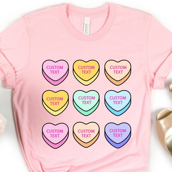 Conversation Hearts Shirt - Etsy