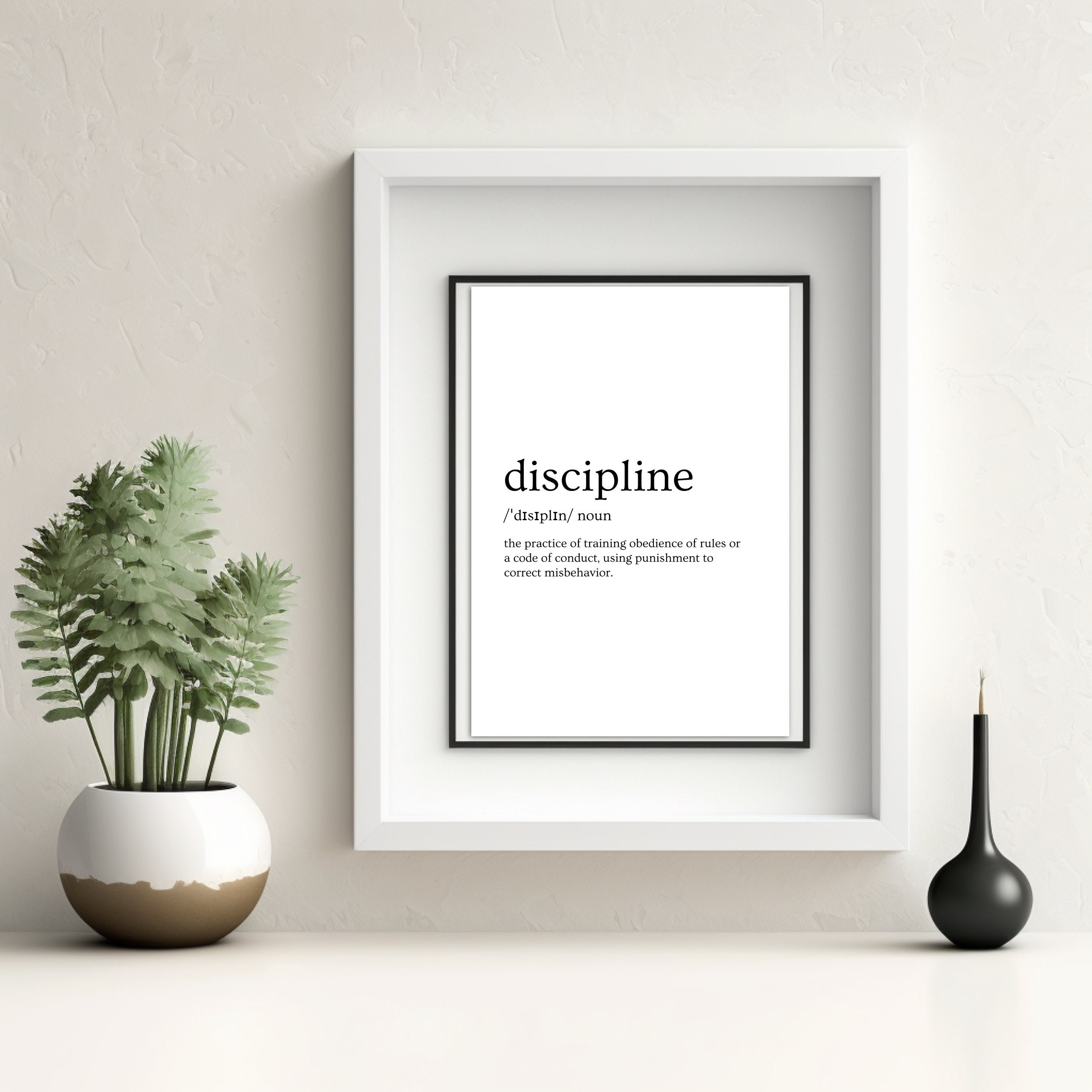 Discipline Definition Posters Instant Printable Download Set of 5 Kinky ...
