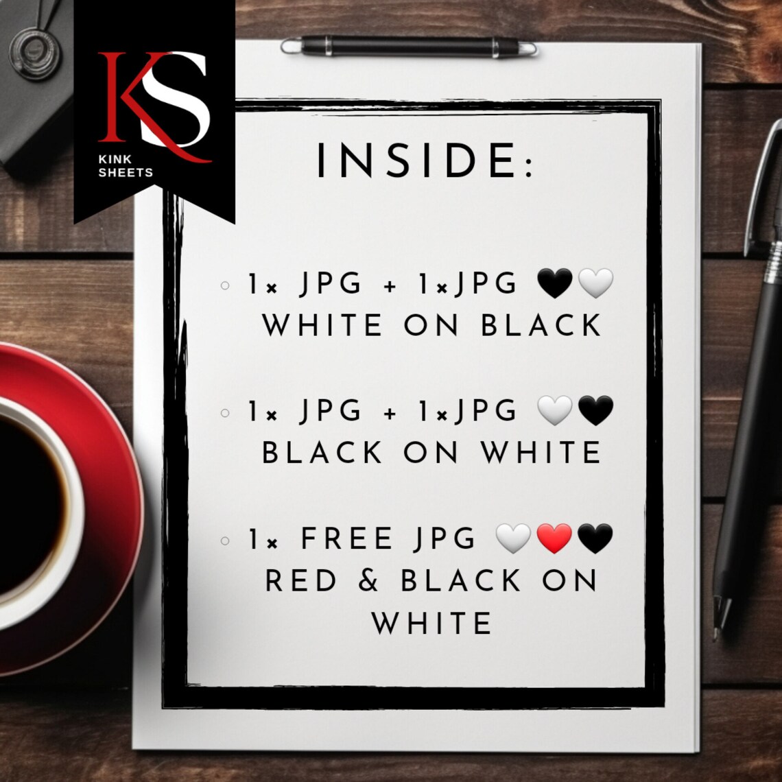 Set of 5 Posters | Instant Printable Download | Kinky Wall Art ...