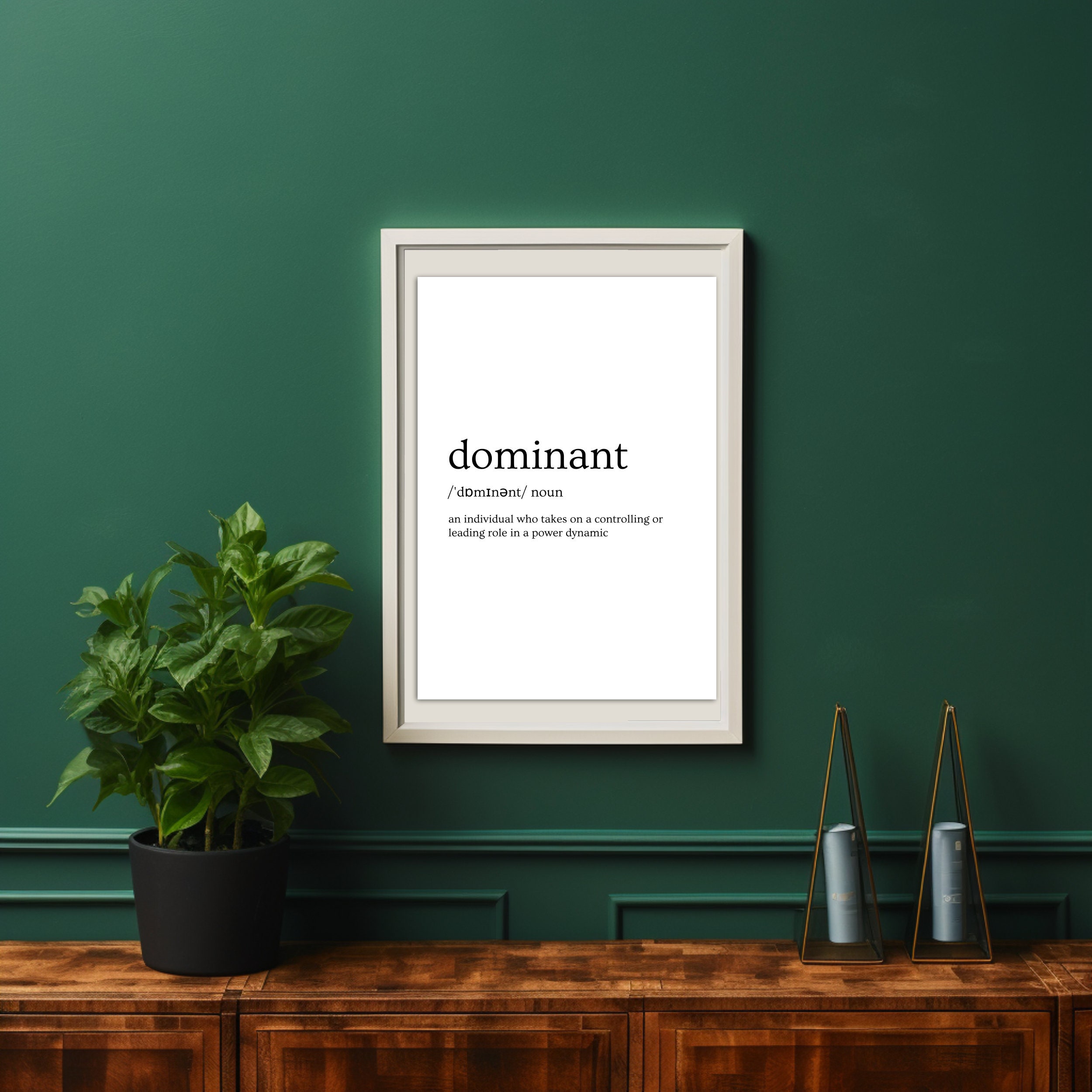 Dominant Definition Posters | Instant Printable Download | Kinky Wall ...
