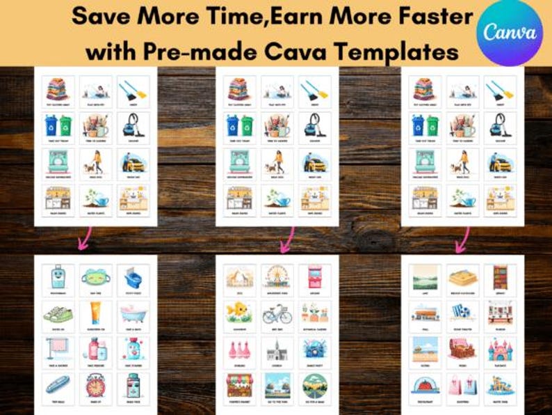 Daily Routine Cards Visual Schedule Toddler Routine Chart for Kids ...