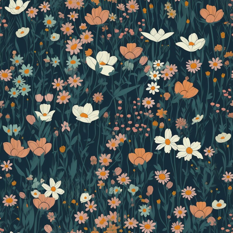 Flower Pattern - Etsy