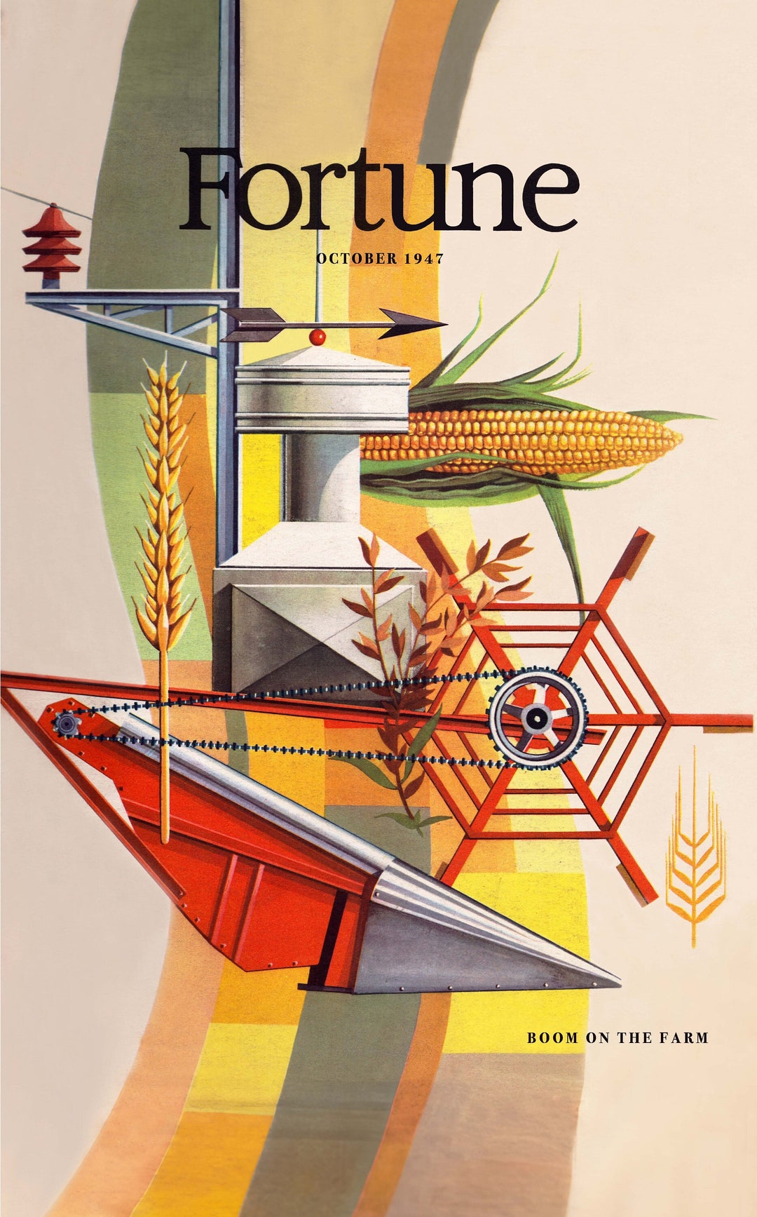 Fortune Magazine October 1947 Boom on the Farm Cover Print - Etsy