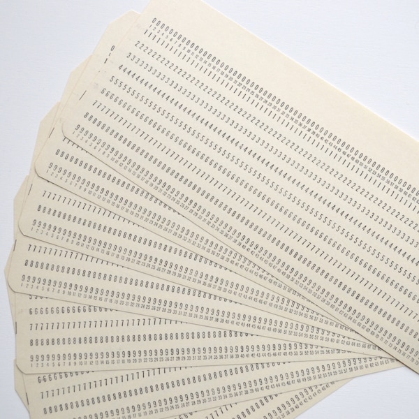 Computer Punch Cards - Etsy