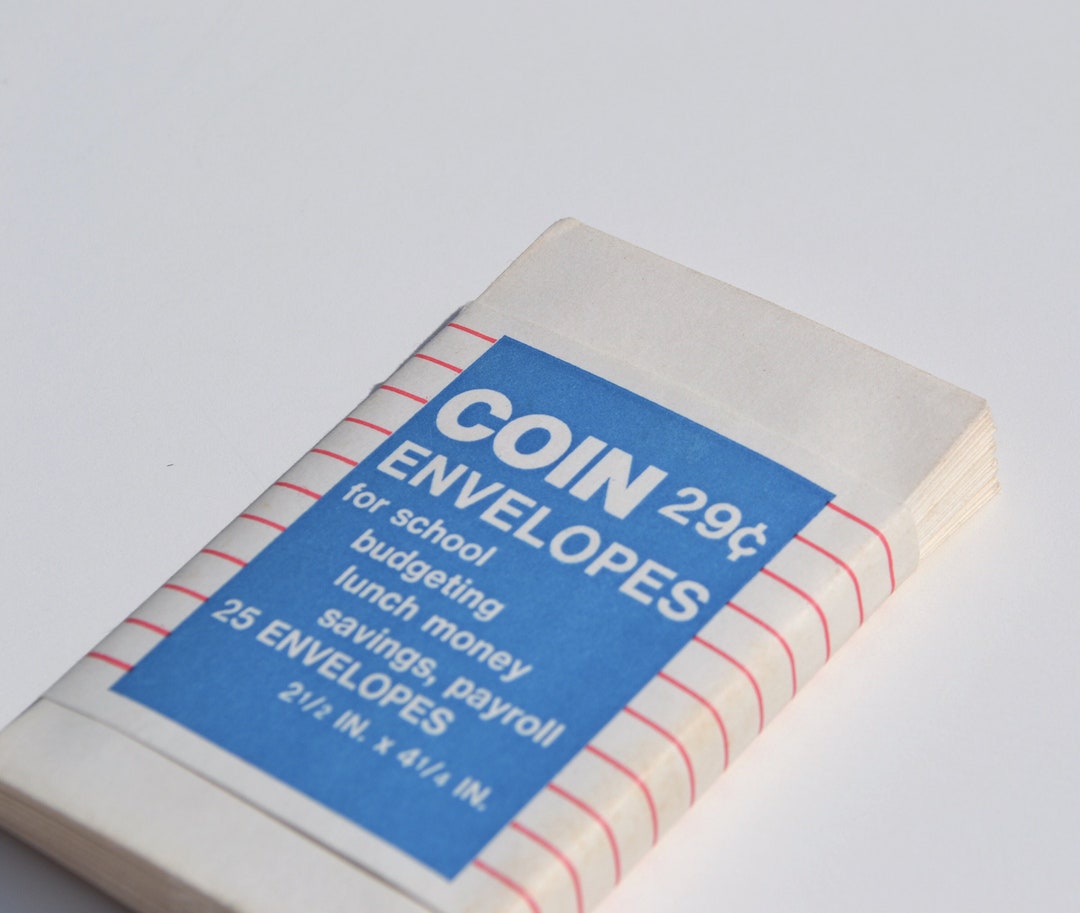 Vintage Coin Envelopes Set of 5 Junk Journal Vintage Ephemera - Etsy