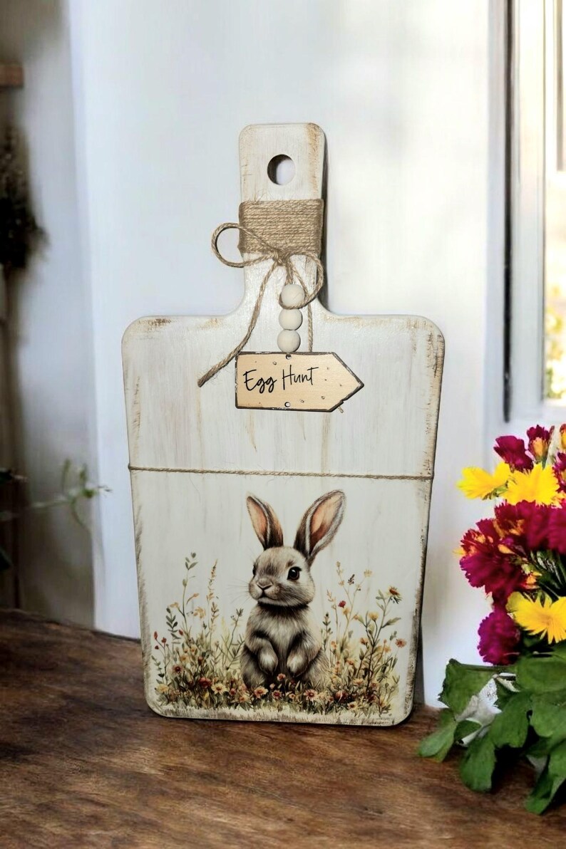 Easter Cutting Board Decor - Etsy