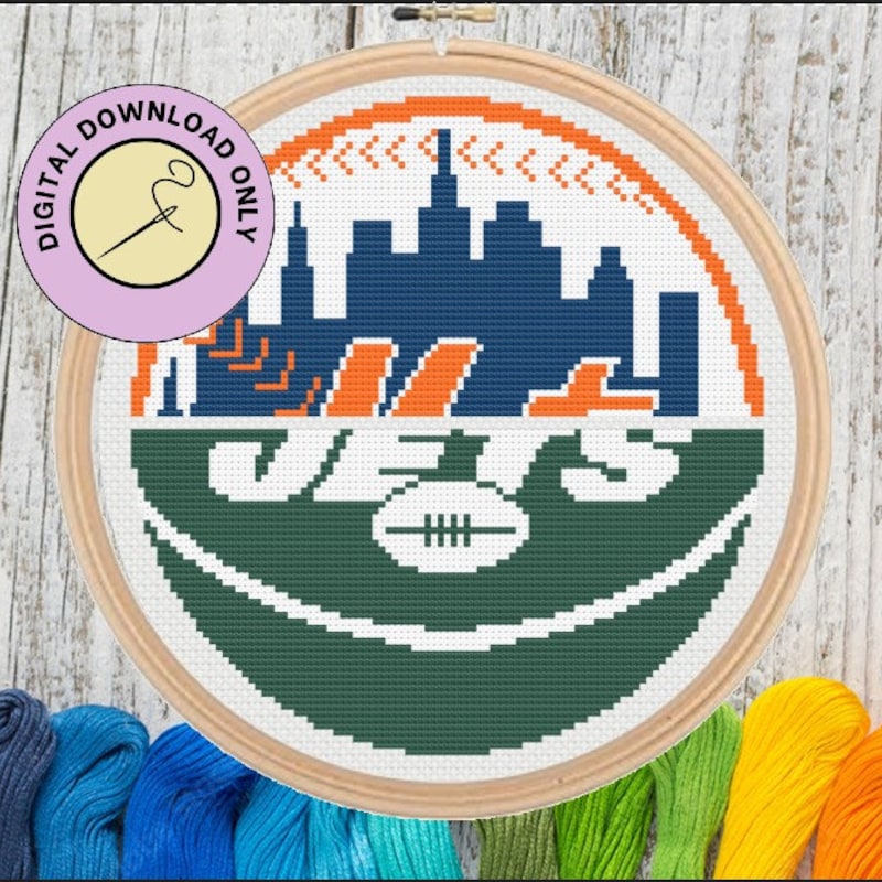 Nfl Cross Stitch Pattern - Etsy