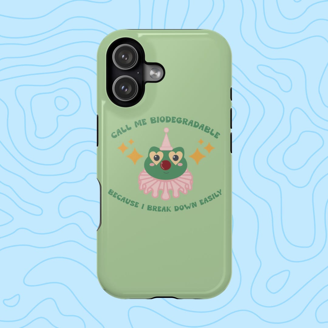 Capa para celular com estampa de sapo-palhaço | Capa magnética ...