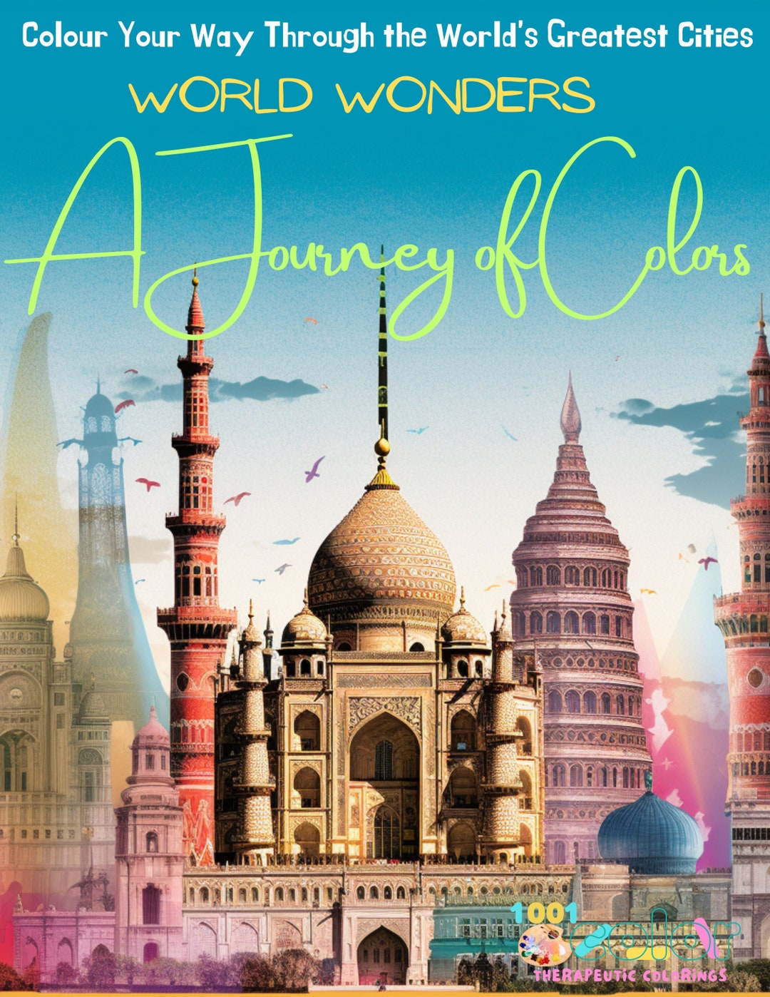World Wonders A Journey of Colors Colour Your Way Through the World's ...