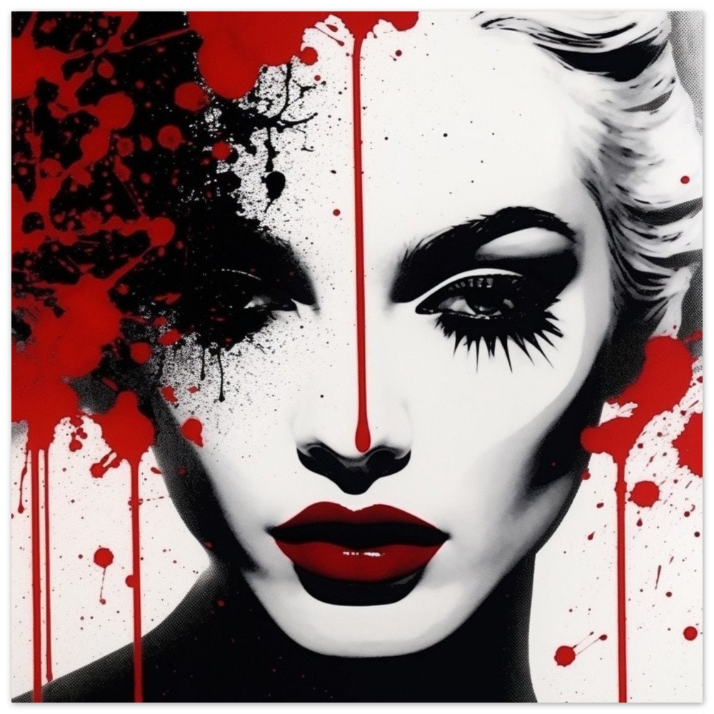 Edgy Modern Model Art Aluminum Print, Aluminum Art, Marilyn Monroe ...