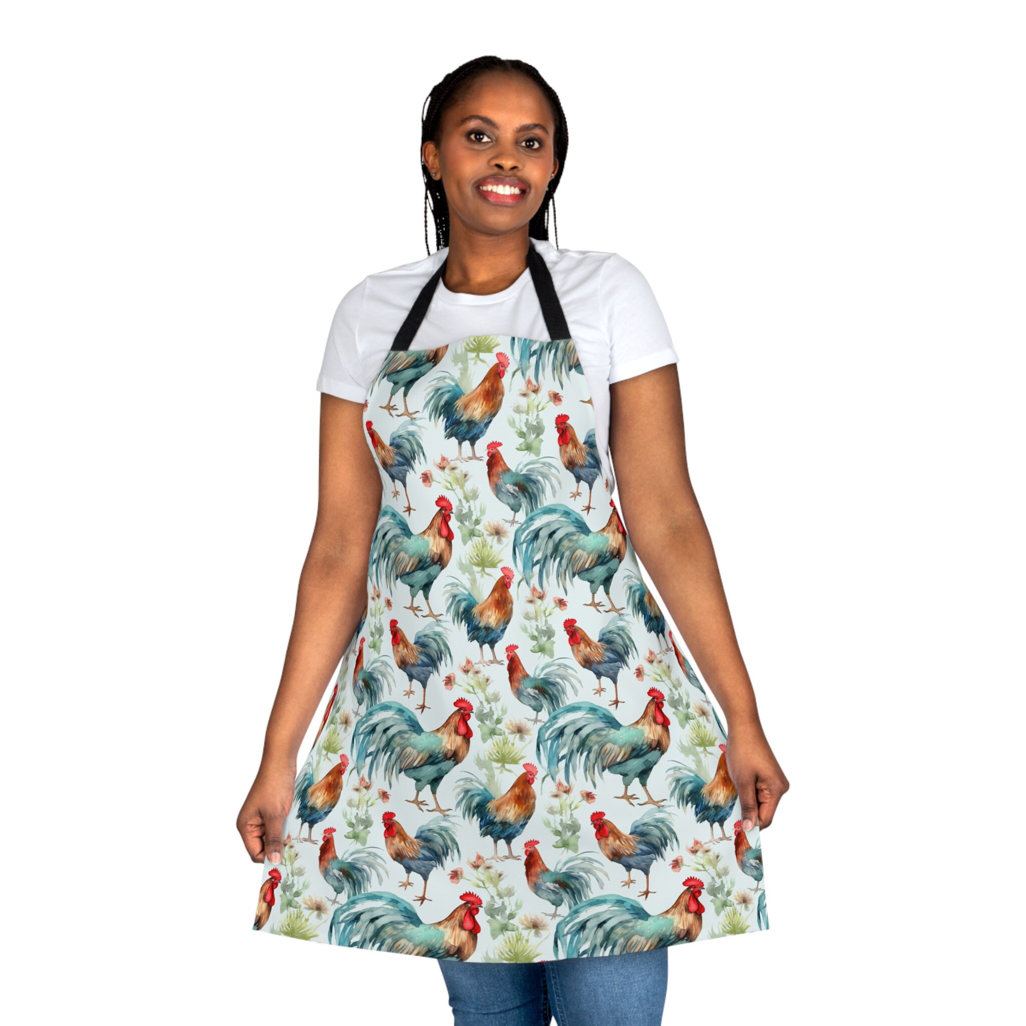 Spring Chickens Apron, Chicken Apron, Kitchen Apron, Cooking Apron ...
