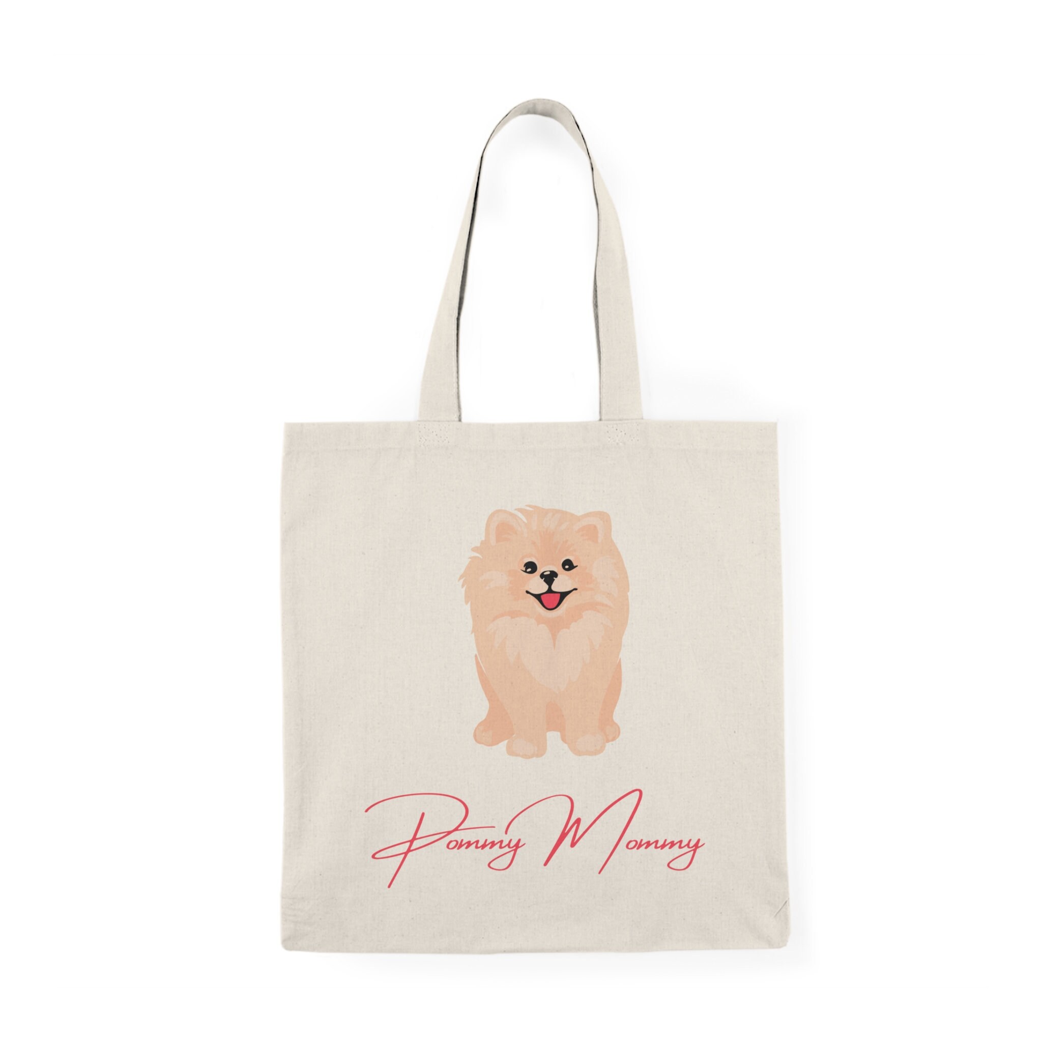 Pommy Mommy Tote Bag, Pomeranian Dog, Dog Mom, Cute Tote Bag, Artsy ...