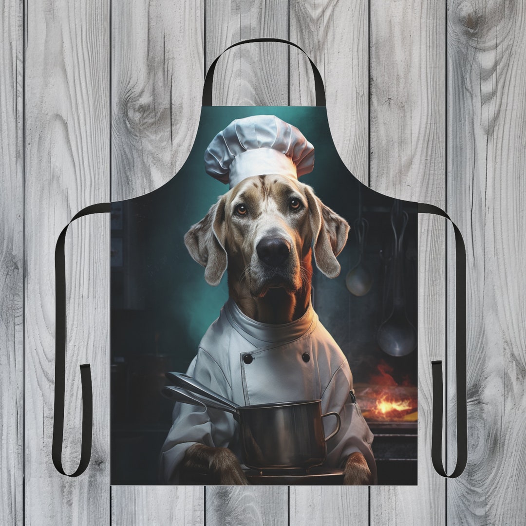 Dane Delights, Funny Culinary Great Dane Dog Kitchen Apron Gift, Funny ...
